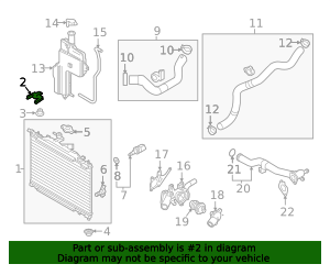 2016-2020 TOYOTA Radiator Assembly Upper Bracket 90118-WB831 | Parts ...