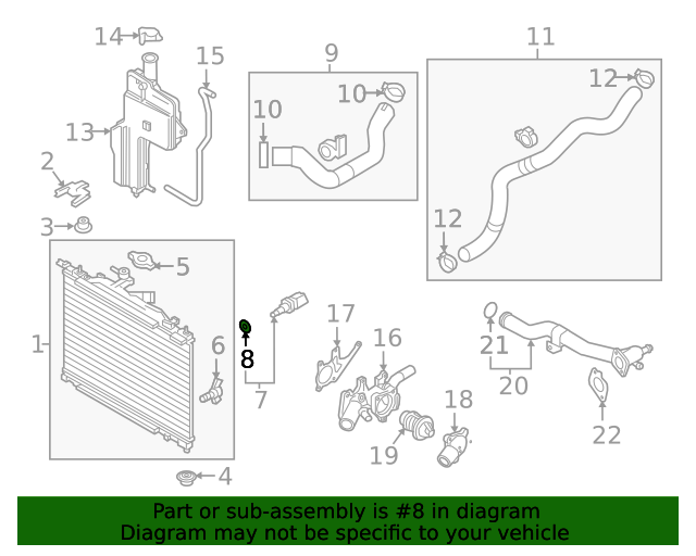 2016-2020 Toyota Temp Sensor O-Ring 90118-WB491 | Toyota Parts Center