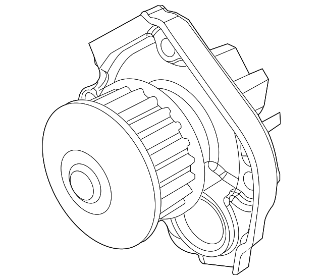 2019 Fiat 500 Water Pump 4892713AB | TascaParts.com