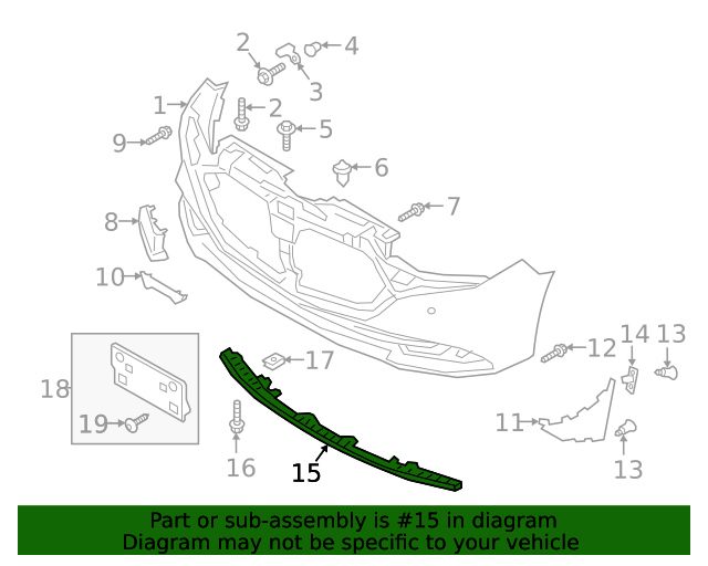 BDTS-50-0S0A - Lower Support - 2019-2023 Mazda 3 | MazdaSwag