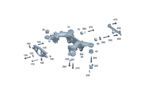 Rear Axle Carrier for 2022 Mercedes-Benz Maybach S 580 | Mercedes-Benz ...