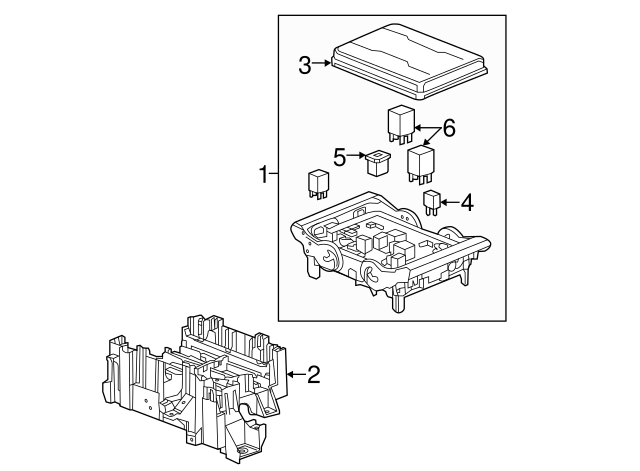 84114437 - Engine Wiring Harness Junction Block 2015-2020 GM ...