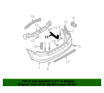 86616-3E000 - Bumper Cover Reinforced Plate 2003-2006 Kia Sorento | Kia ...