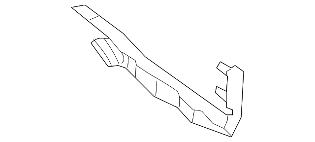 86616-3E000 - Bumper Cover Reinforced Plate 2003-2006 Kia Sorento | Kia ...