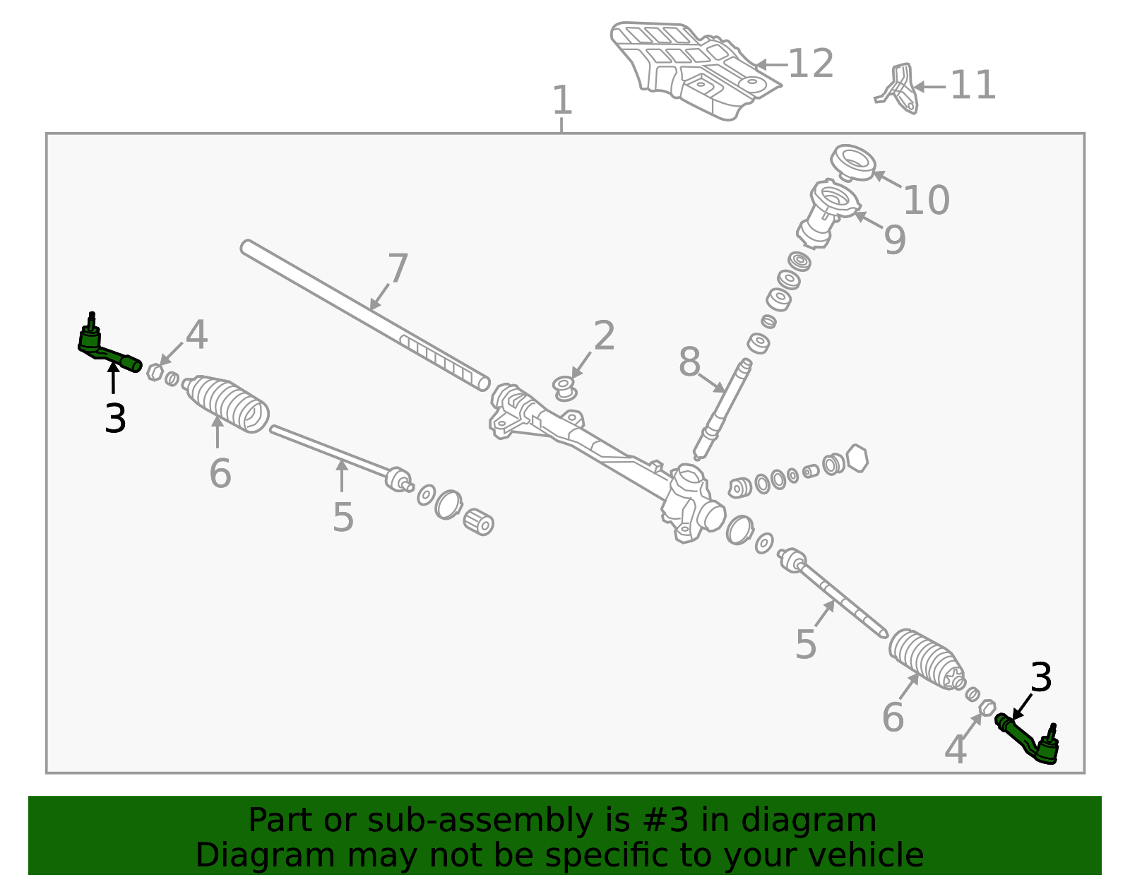 Hyundai - 56825-AA000 - Outer Tie Rod - 2021-2025 Hyundai Elantra | OEM ...