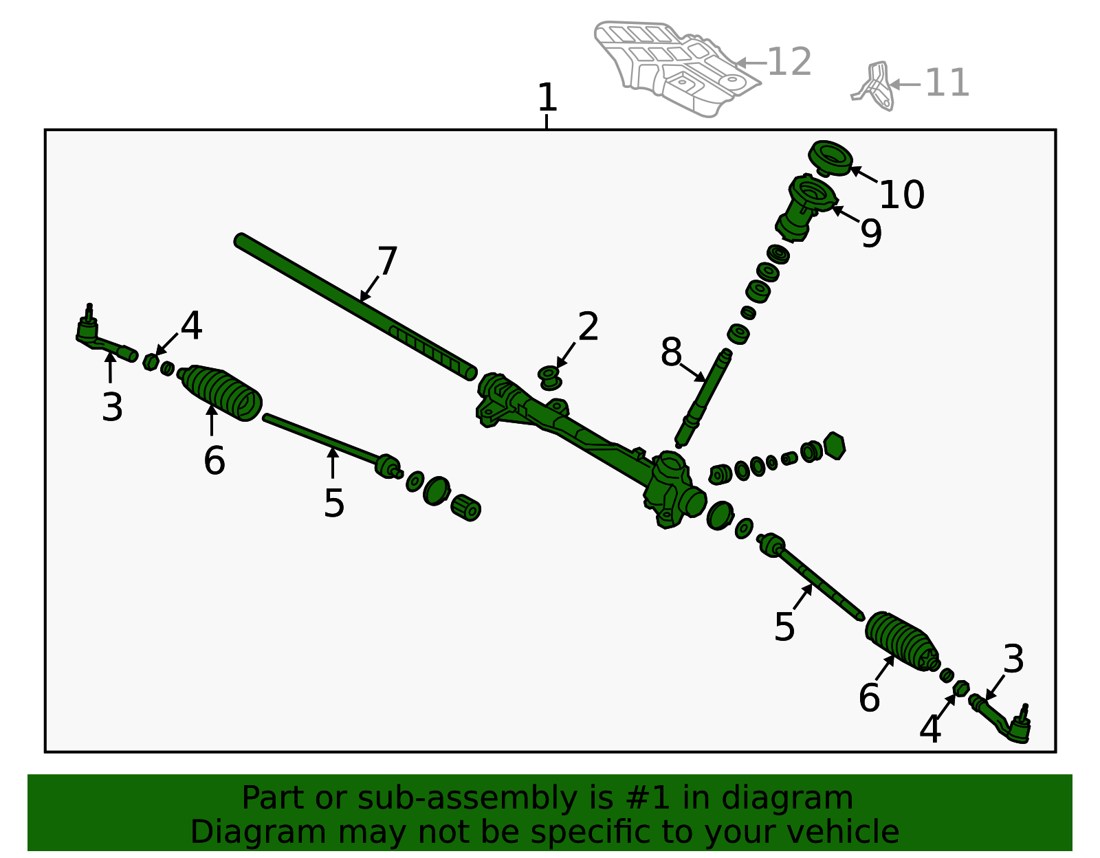 2021-2025 Hyundai Elantra Rack And Pinion Assembly 56500-AA000 ...