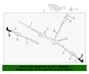 2021-2025 Hyundai Elantra Outer Tie Rod 56820-AA000 | OEM Parts Online
