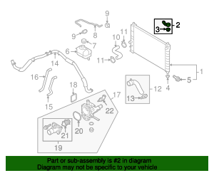 2007-2011 GM Radiator Assembly Upper Bracket - Driver's Side (LH ...