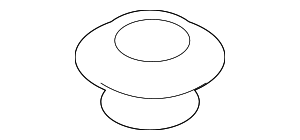 2004-2011 GM Radiator Stop Bumper 96536643 | Auto Parts Express