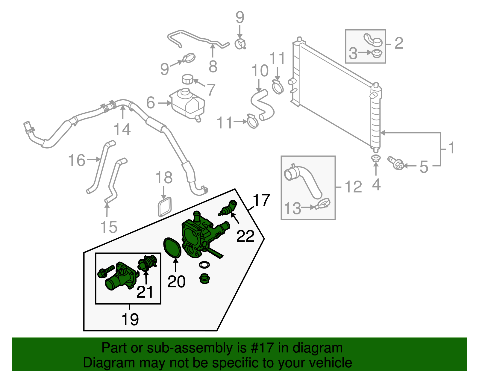 2009-2011 GM Housing 25199826 GM | GMPartsDirect.com