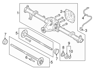 2015-2020 Ford F-150 Axle Housing FL3Z-4010-F | OEM Parts Online