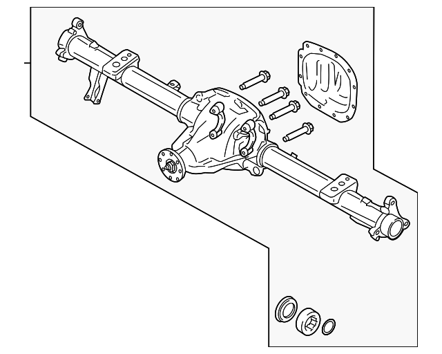 FL3Z-4010-C - Axle Housing - 2015-2017 Ford F-150 | Eastgate Ford Parts CA