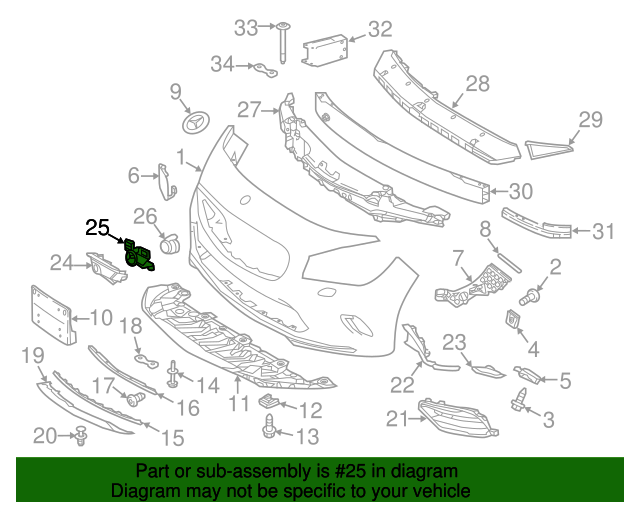 117-885-77-00 - Cover Panel 2017-2019 Mercedes-Benz | Mercedes-Benz USA ...