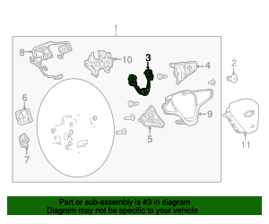 2016-2024 Chevrolet Steering Wheel Horn Contact 84262310 GM ...