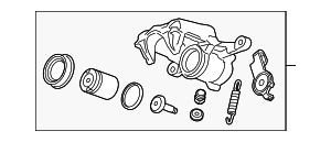 2012-2019 GM Rear Driver Side Disc Brake Caliper Assembly 13300883 ...