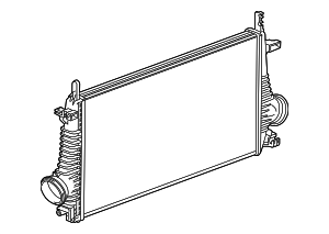 2016-2022 Chevrolet Malibu Turbocharger Intercooler 23336319 GM ...