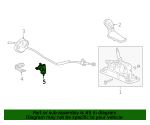 2019-2025 GM Automatic Transmission Range Selector Lever Cable Bracket ...