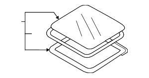 2019-2024 Subaru Forester OEM NEW 2019-21 Subaru Forester Sunroof Glass ...