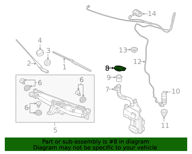 2022-2024 Audi Washer Fluid Reservoir Cap 5G0-955-455 | AutoNationParts.com