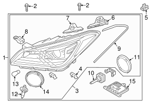 Genuine OEM Low Beam Bulb Part# 18649-55009-H Fits 2006-2018 Hyundai ...