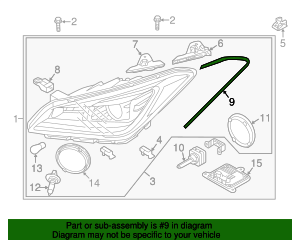92170-B1010 - Seal Strip 2015-2020 Hyundai | AutoNation Parts