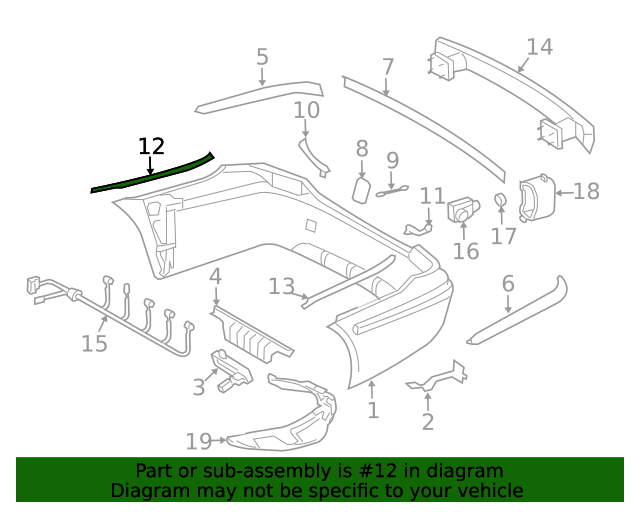 211-885-20-21 - Protect Strip - 2003-2009 Mercedes-Benz | World ...