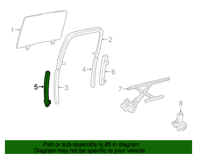 2005-2023 Toyota Tacoma Guide Channel 67406-04030 | OEM Parts Online