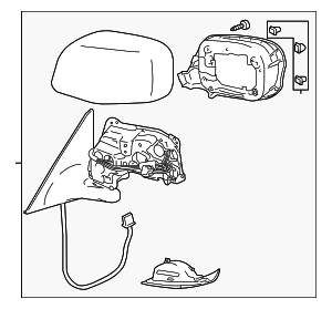 87906-30300-J2 - 2007 Lexus - Mirror Assembly | My L Parts