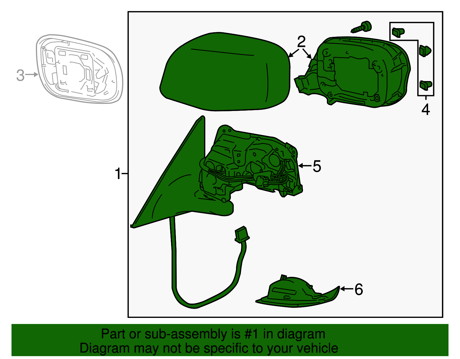 87906-30300-J2 - 2007 Lexus - Mirror Assembly | My L Parts