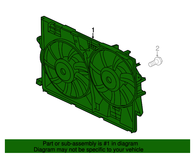 2014-2020 Jeep Cherokee Fan Module 52014621AG | TascaParts.com