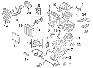 2018-2021 Volkswagen HVAC Heater Core 3QF-819-031 | AutoNationParts.com