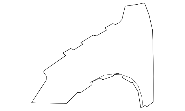 2019-2023 Porsche Cayenne Fender 9Y0-821-105-DY-GRV | OEM Parts Online