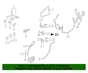 2019-2023 GM Nut 11546364 | GMPartsDirect.com