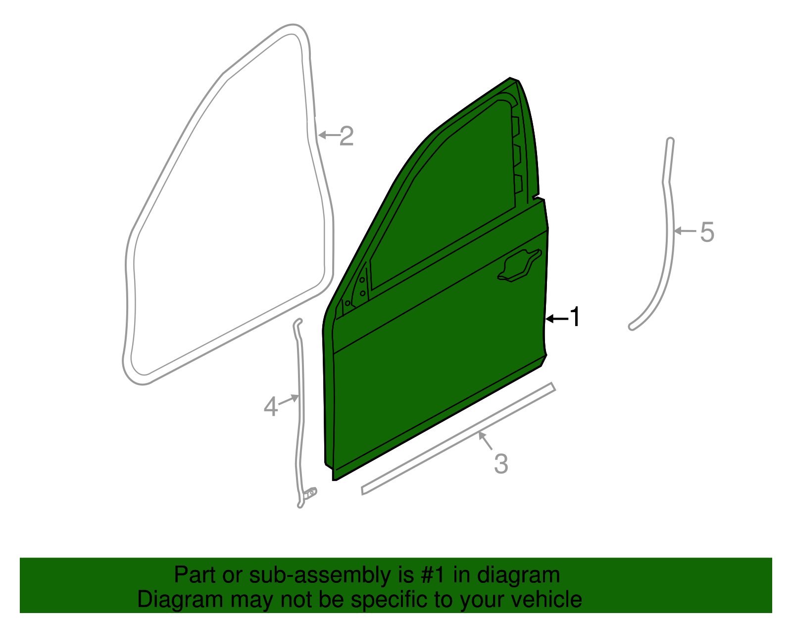 Genuine BMW 41-00-9-631-837 | Door Shell | FREE Shipping on Most Orders ...