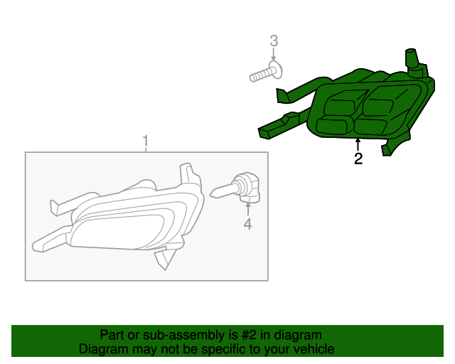 92201-2T600 - Fog Lamp Assembly 2014 Kia Optima | Kia.Parts Store