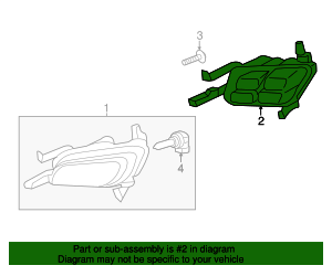 92201-2T600 - Fog Lamp Assembly 2014 Kia Optima | Kia.Parts Store