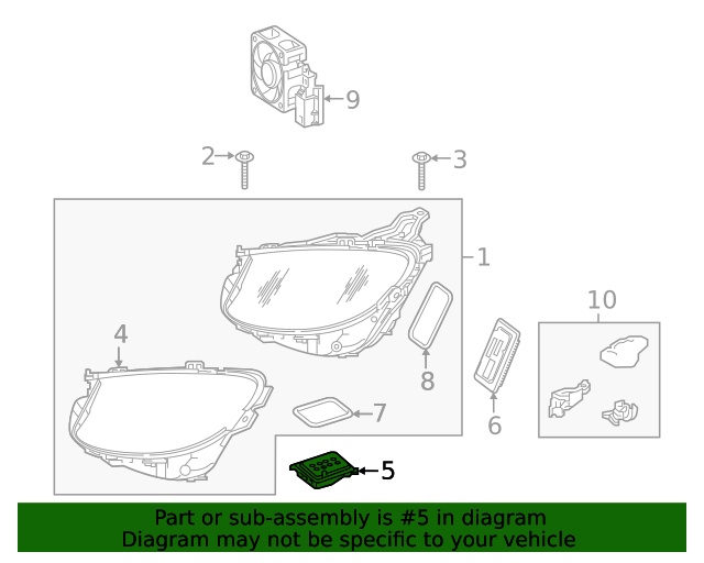 213-900-07-37 - Control Module 2019-2023 Mercedes-Benz ...