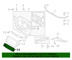 2020 Ford Lower Deflector LB5Z-8327-A | TascaParts.com