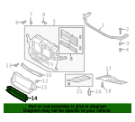 2020-2024 Ford Explorer Lower Deflector lb5z8327b | TascaParts.com