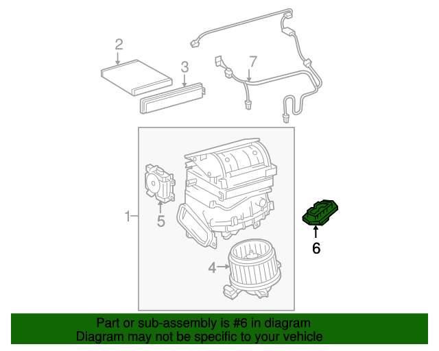 2006-2018 Toyota Resistor 87138-26160 | Toyota Parts Center