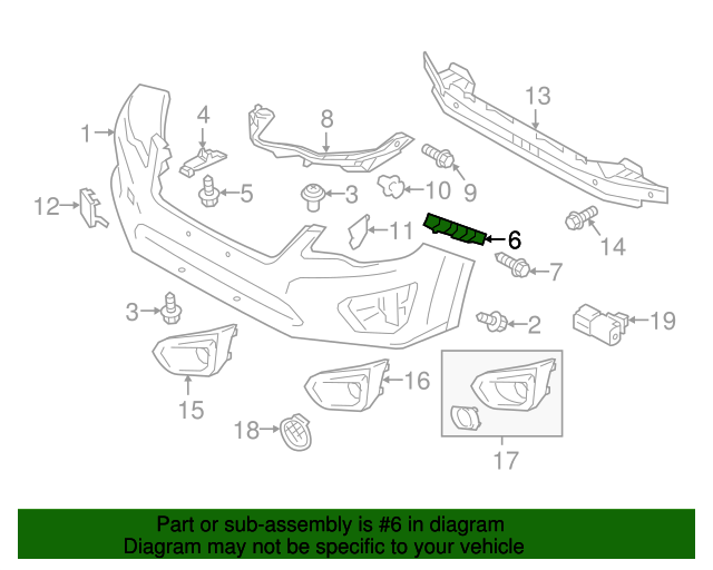 2012-2016 Subaru Impreza OEM NEW 2012-2016 Subaru Impreza Front ...