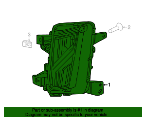 2017-2020 Cadillac XT5 GM 84648549 Cornering Lamp | GM Outlet