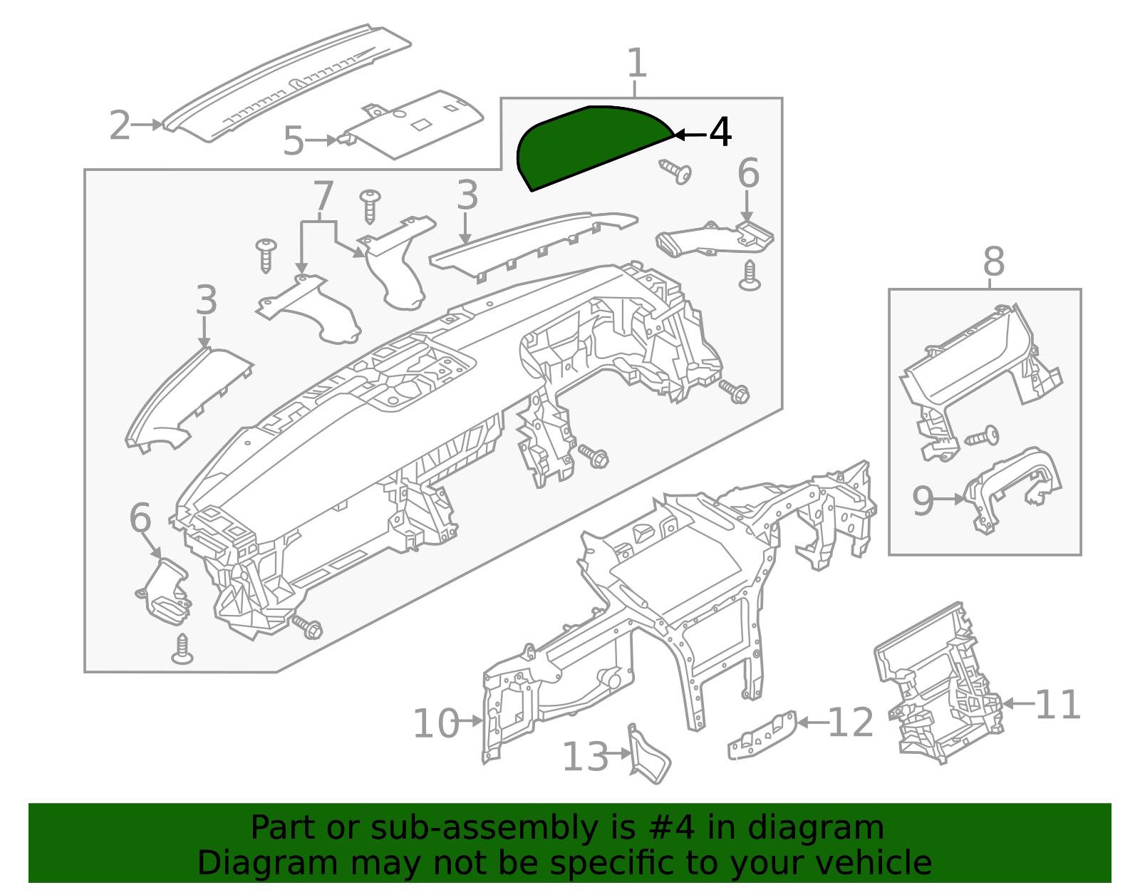 LR099766 - High-Quality Instrument Cluster Visor for 2018-2022 Land ...