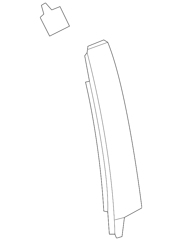 84419199 - Door Window Frame Applique 2018-2023 Chevrolet Traverse ...