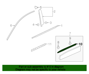 2018-2020 Chevrolet Traverse Insert - Passenger Side (RH) 23242574 ...