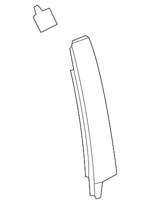 2018-2024 Chevrolet Door Window Frame Applique 84419199 GM ...