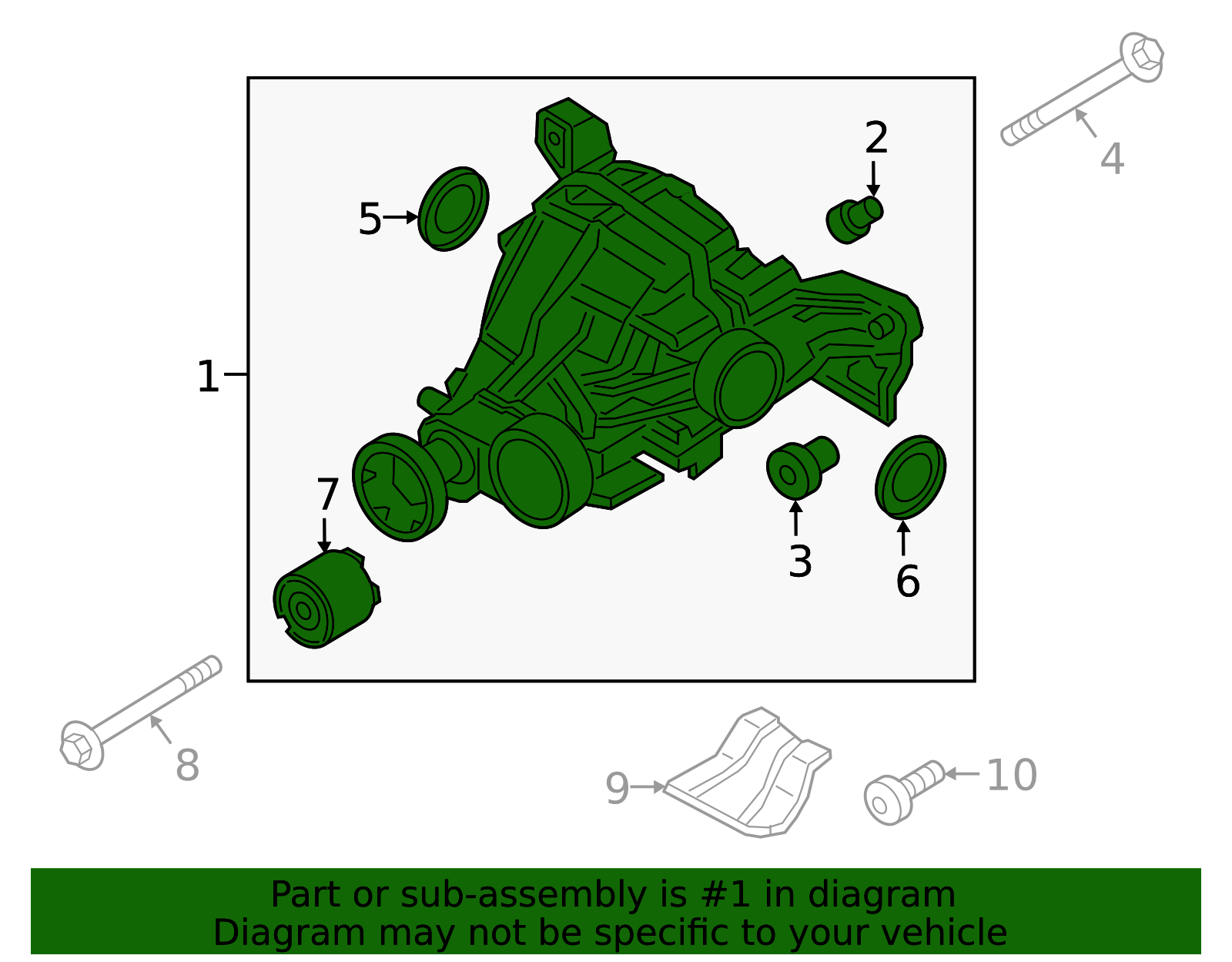 2019-2024 Porsche Cayenne Rear Axle Differential 0DG-500-044-EX ...