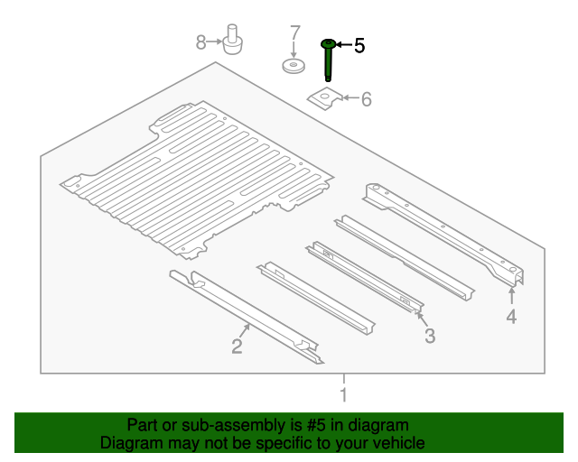 W718818-S902 - Mount Bolt 2017-2024 Ford | Ford Parts Direct