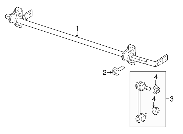 2014-2022 Jeep Cherokee Stabilizer Link - Passenger Side (RH ...