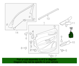 2016-2024 Ford Edge Window Switch GT4Z-14529-AB | OEM Parts Online